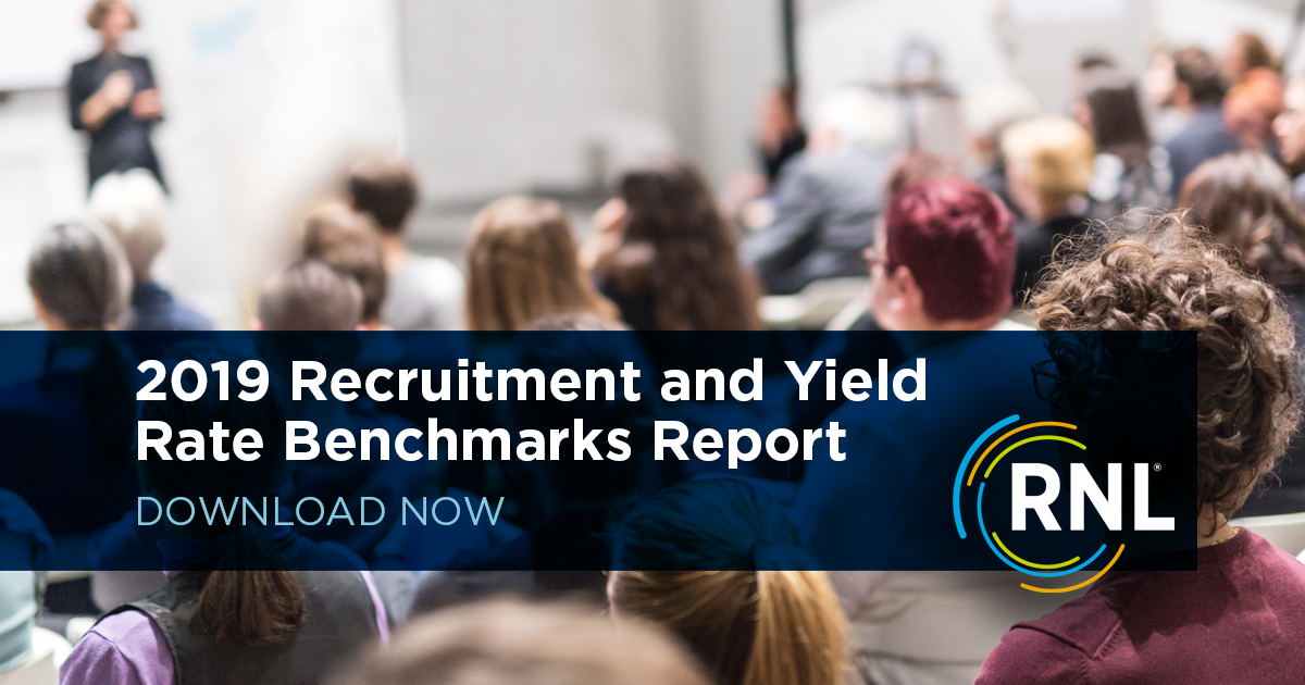 College Student Recruitment and Yield Benchmarks Report | RNL
