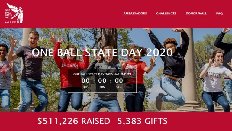 Update: One Ball State giving day wins multiple awards | Ruffalo Noel ...
