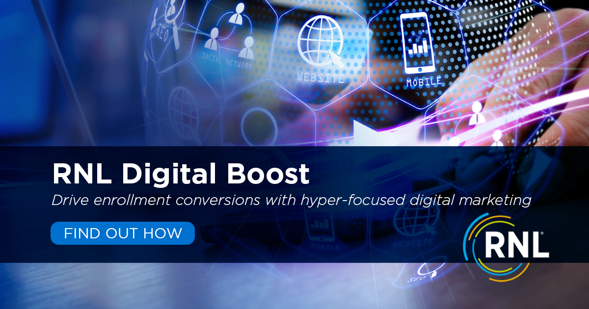 RNL Digital Boost | Higher Ed Digital Marketing