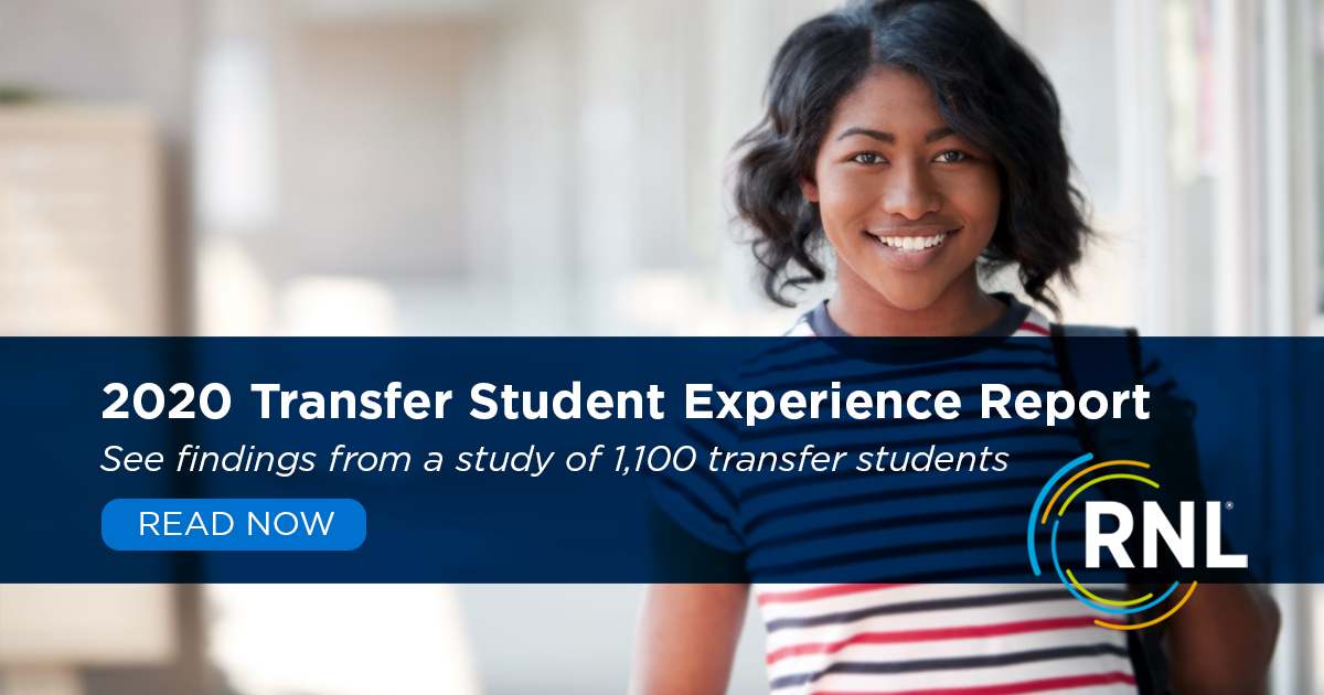 2020 Transfer Student Experience Report | RNL