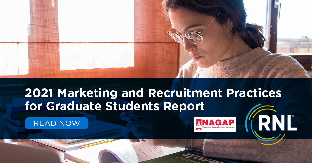 2021 Graduate Student Recruitment Practices Report | RNL