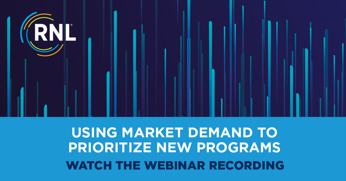 Academic Program Prioritization and Market Data | RNL