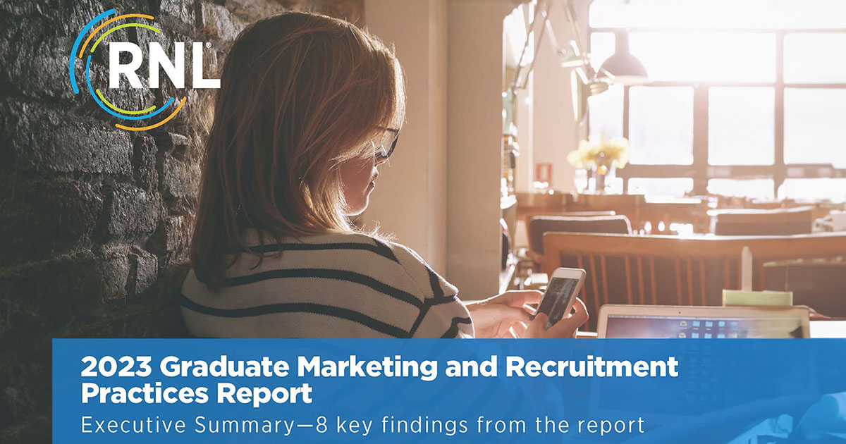 RNL Graduate Student Recruitment Report Executive Summary