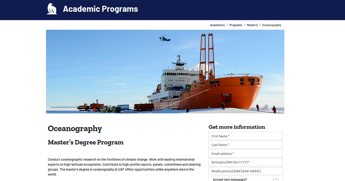 University of Alaska Fairbanks SEO Case Study | RNL